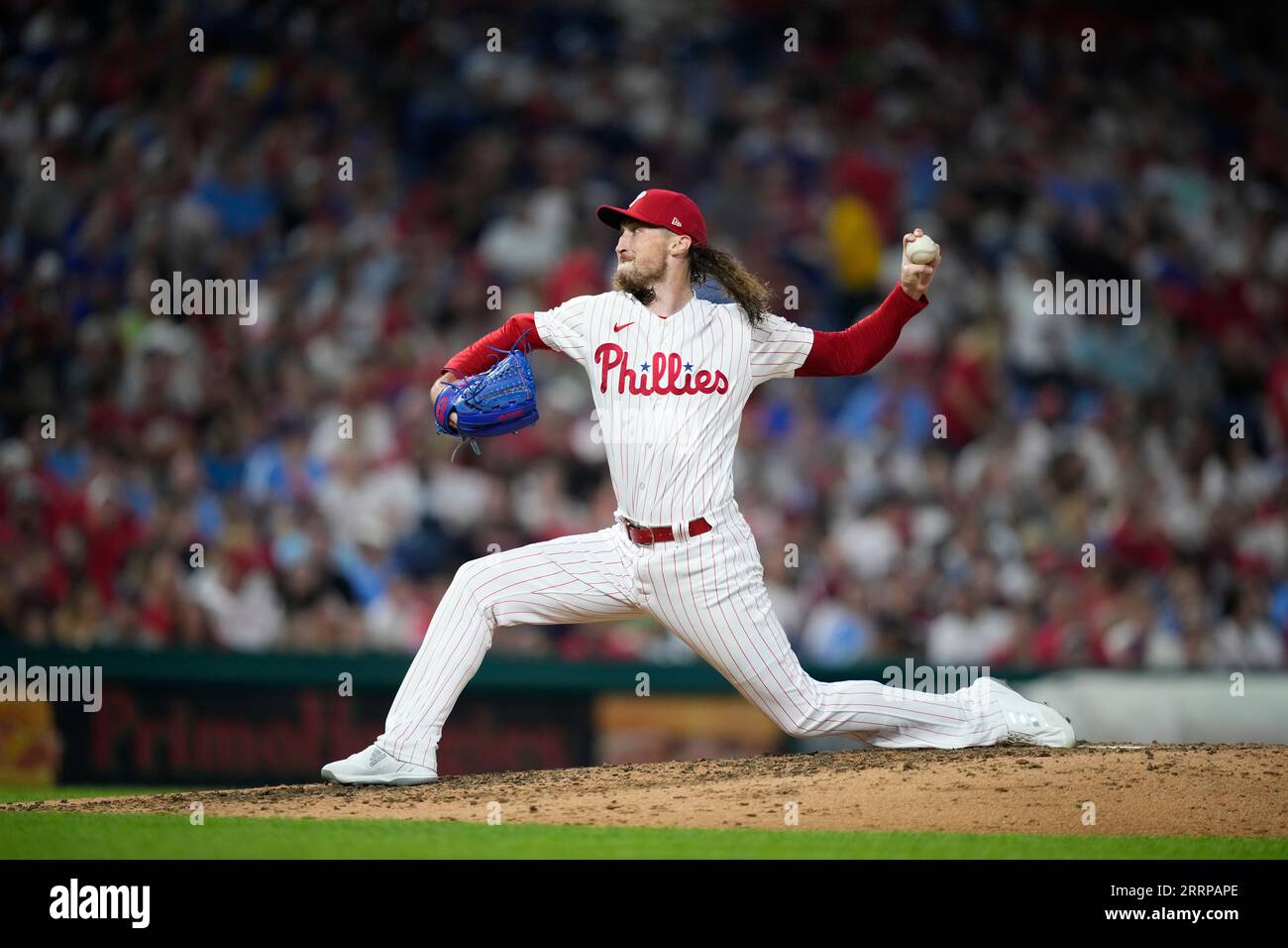 Philadelphia Phillies' Matt Strahm plays during a baseball game, Friday ...