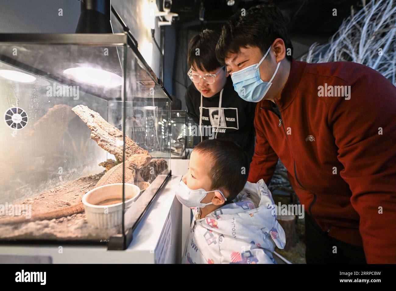 230312 -- TIANJIN, March 12, 2023 -- People visit an insect museum at ...