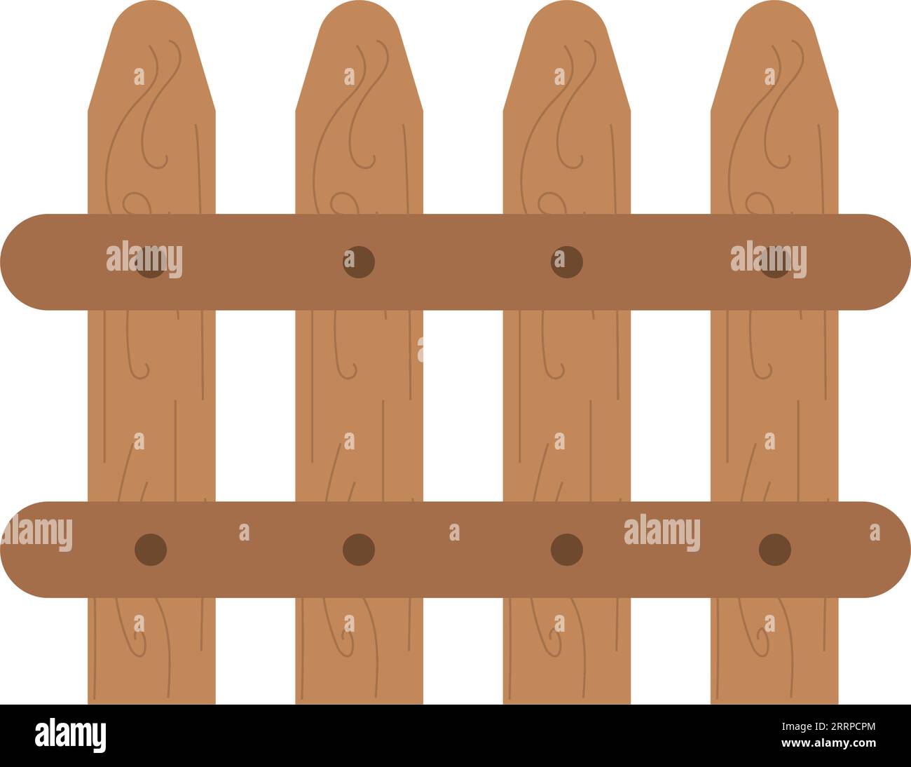 Old farm fencing Stock Vector Images - Alamy