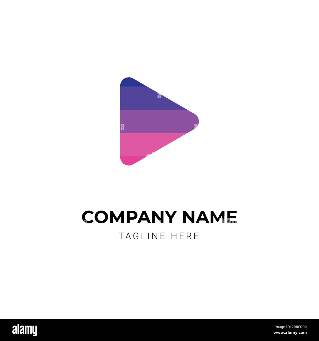 modern studio or play icon logo design for corporate company Stock ...