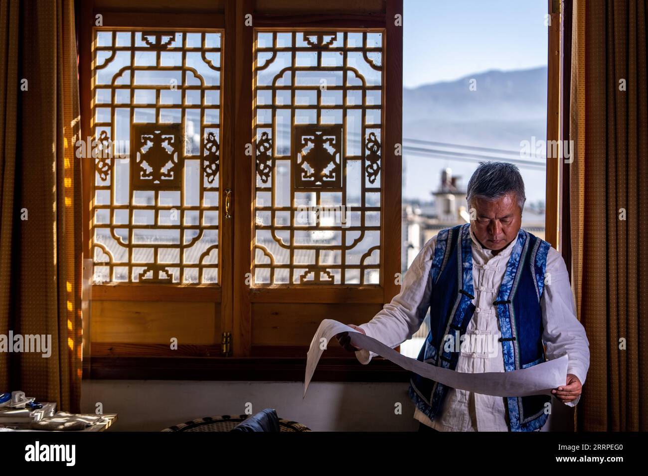 230317 -- JIANCHUAN, March 17, 2023 -- Duan Sixing checks on ...