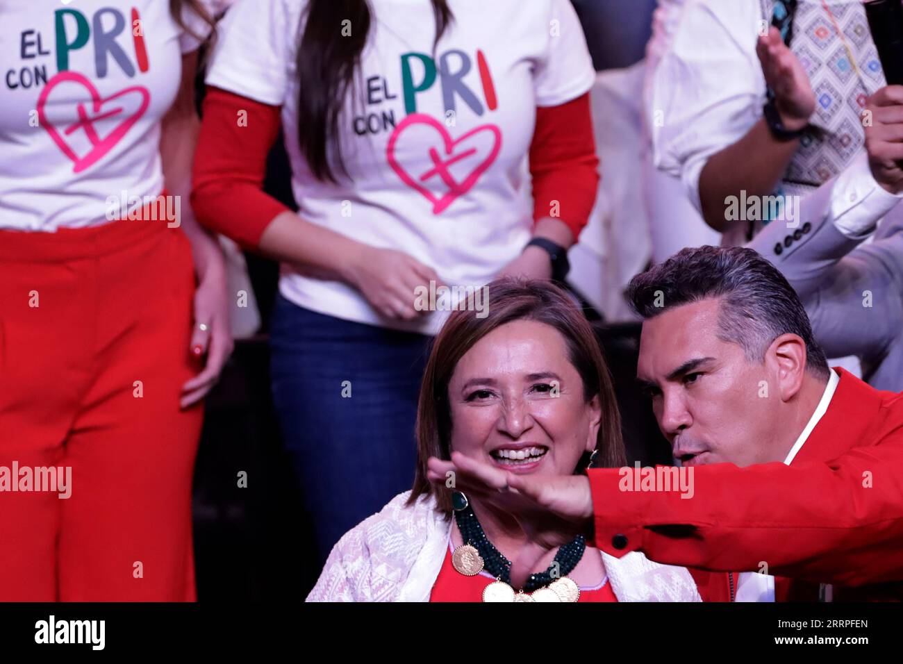 Mexico City, Mexico. 8th Sep, 2023. The candidate of the Broad Front ...