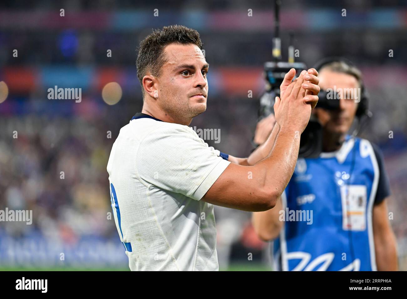 Paris, France. 08th Sep, 2023. Arthur Vincent during the Rugby World ...