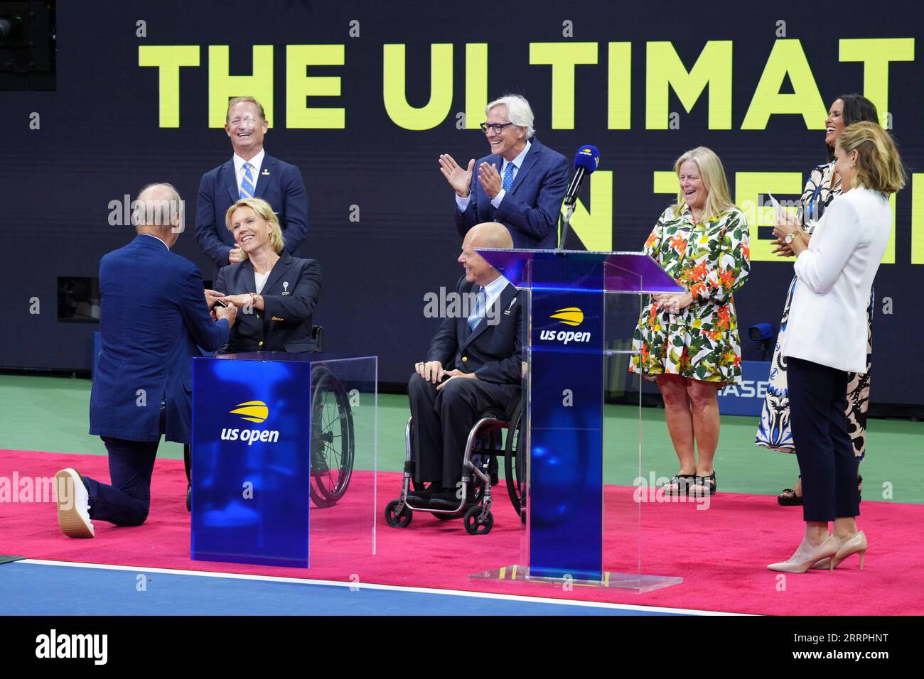 Wheelchair Tennis Athletes, Eshter Vergeer and Rick Draney with Dan ...