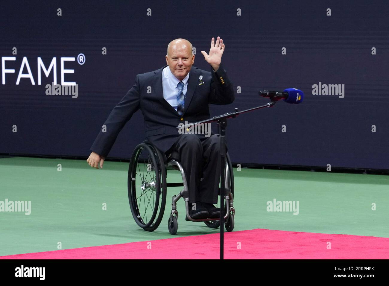 Wheelchair Tennis Athlete, Rick Draney during the International Tennis ...