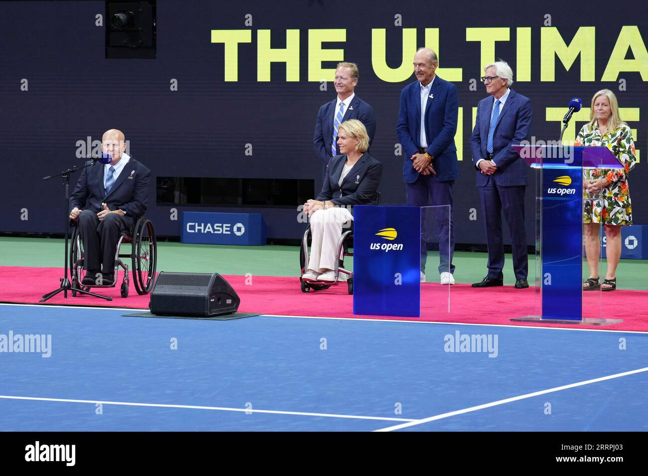Wheelchair Tennis Athletes, Eshter Vergeer and Rick Draney with Dan ...