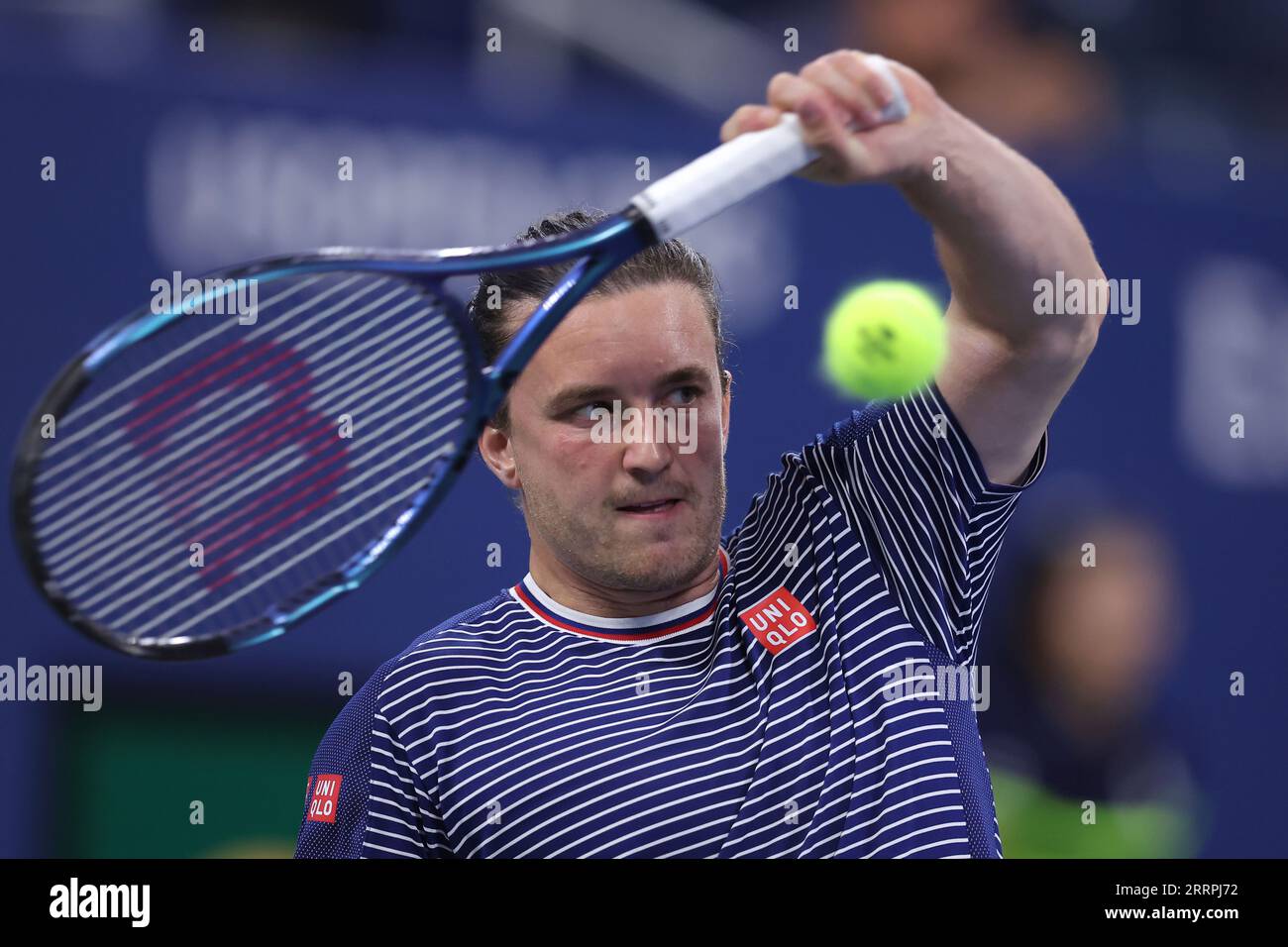Gordon Reid in action during a wheelchair men's singles semifinal match ...