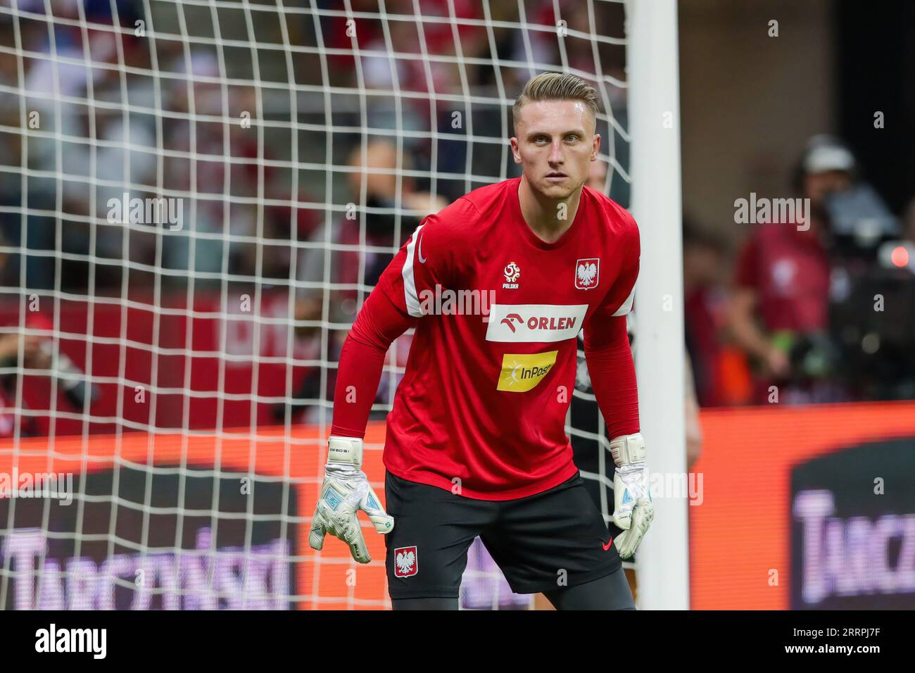 Warsaw, Poland. 07th Sep, 2023. Marcin Bulka of Poland seen in action ...