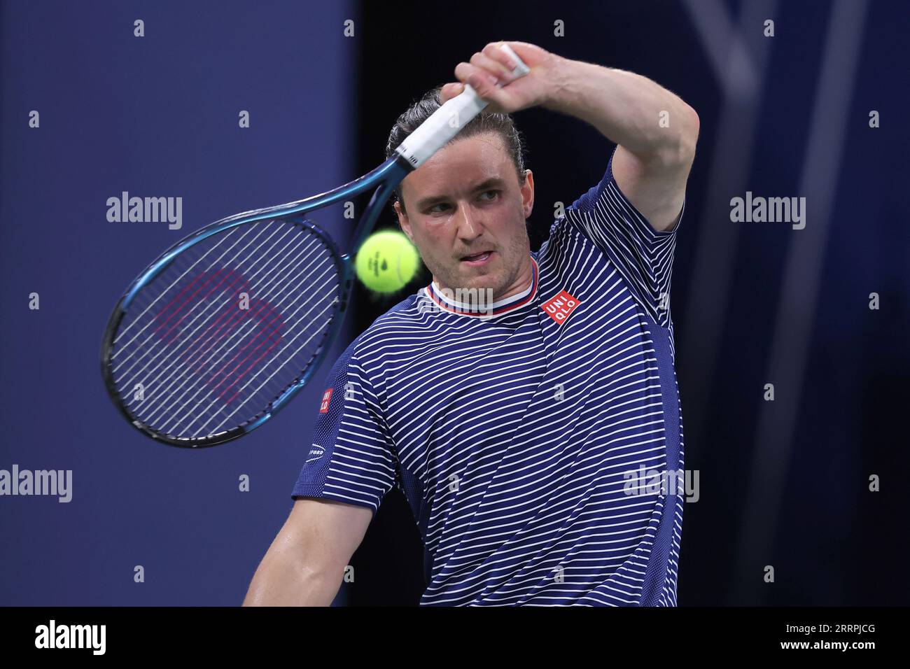 Gordon Reid in action during a wheelchair men's singles semifinal match ...