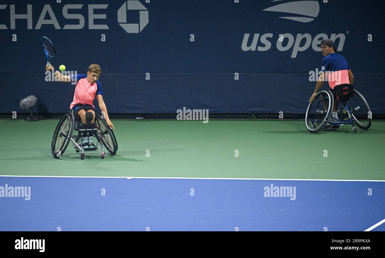 Maximilian Taucher and Francesco Felici in action during a junior ...