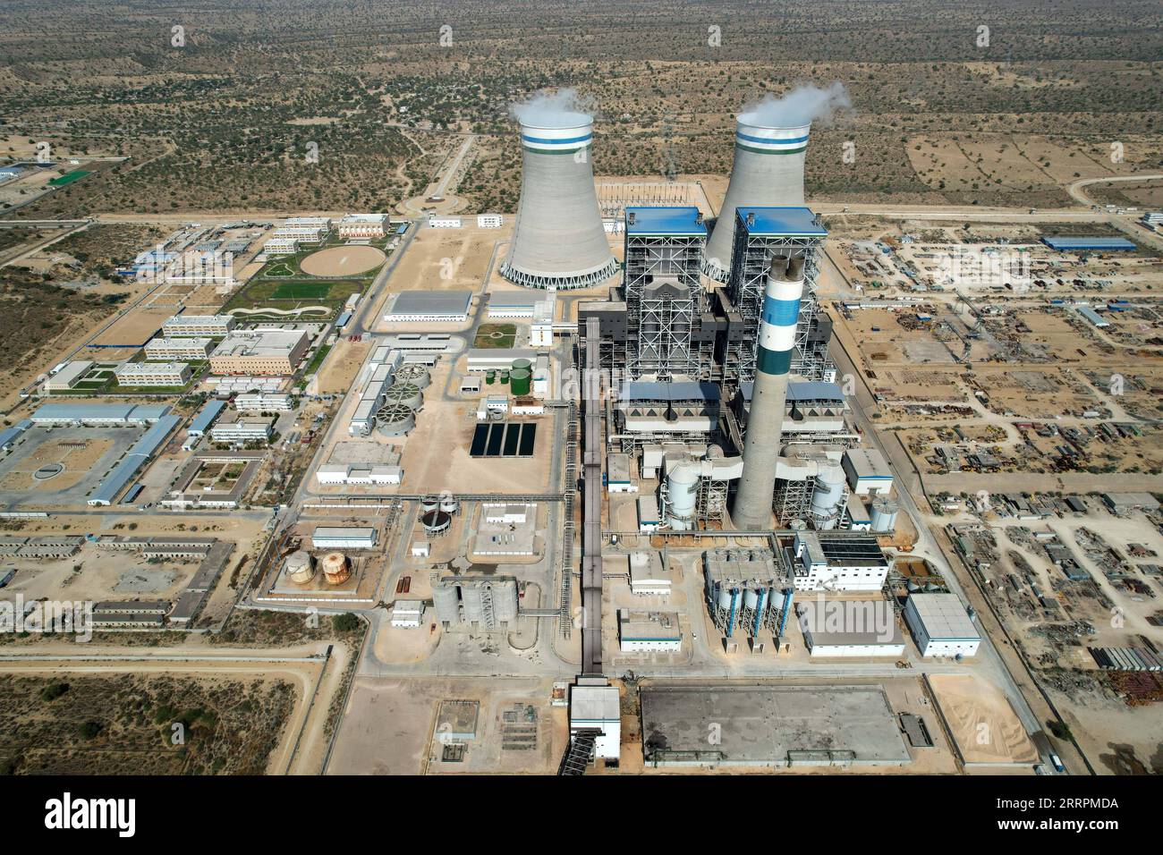 230401 -- THARPARKAR, April 1, 2023 -- This aerial photo taken on Feb ...