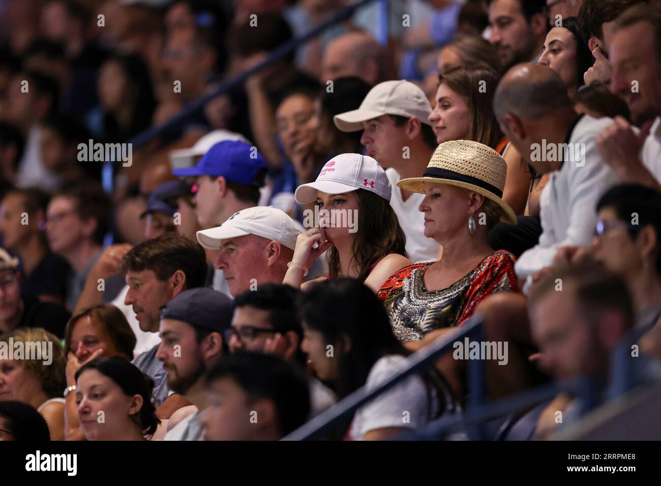 Fans during a men's singles semifinal match at the 2023 US Open, Friday ...