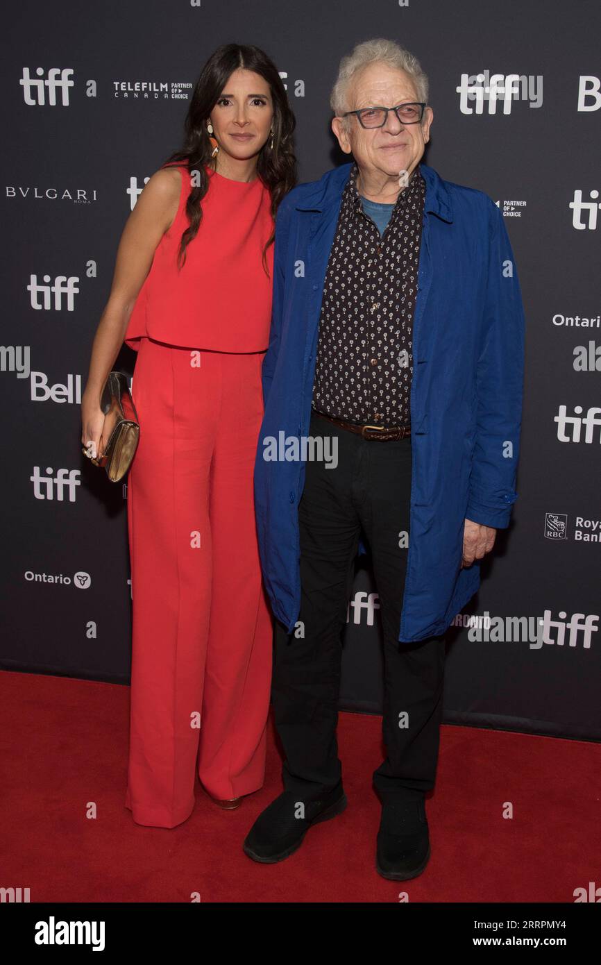 Toronto, Canada. 08th Sep, 2023. Regina Solorzano (L) and Jeremy Thomas ...