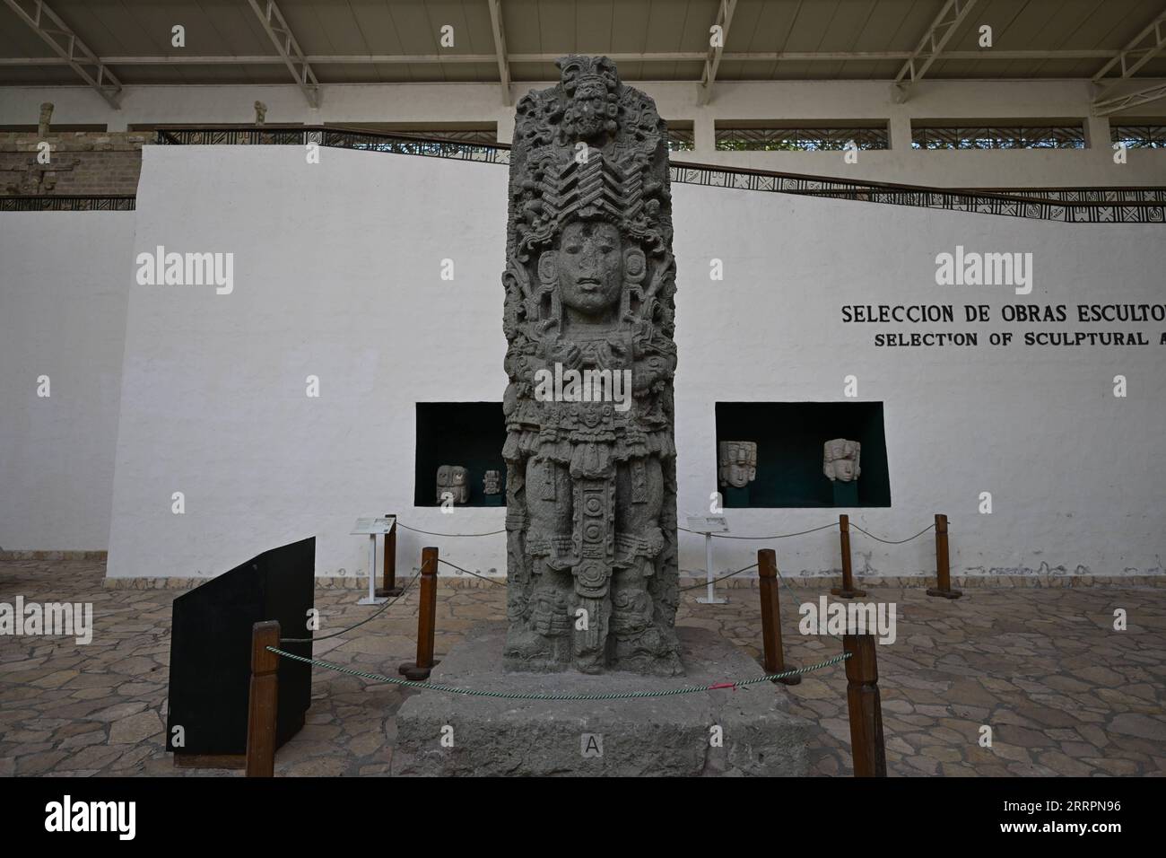 230404 -- TEGUCIGALPA, April 4, 2023 -- This photo taken on April 1, 2023 shows a sculpture at a ...