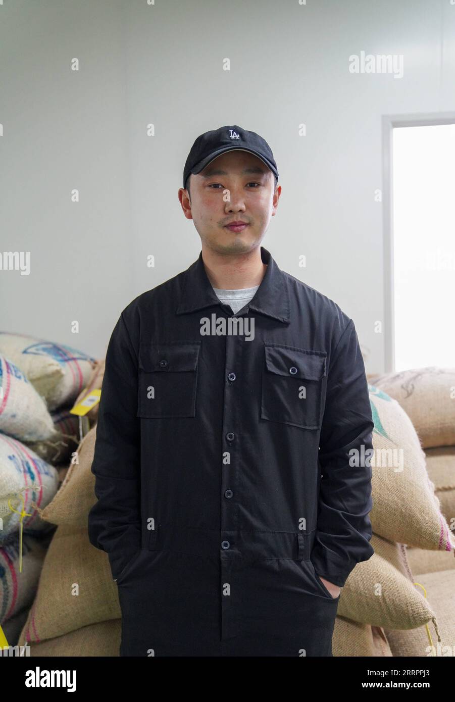230405 -- YANBIAN, April 5, 2023 -- Jiang Jingtai poses for a photo in ...