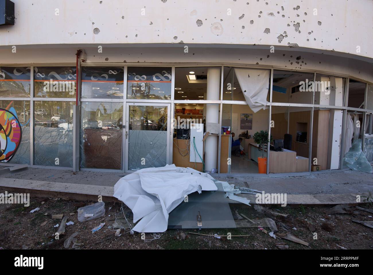 230406 -- SHLOMI, April 6, 2023 -- Photo taken on April 6, 2023 shows ...