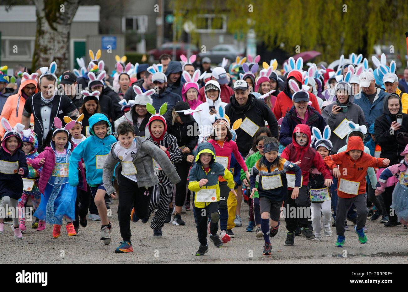 230409 -- VANCOUVER, April 9, 2023 -- People take part in the Big ...