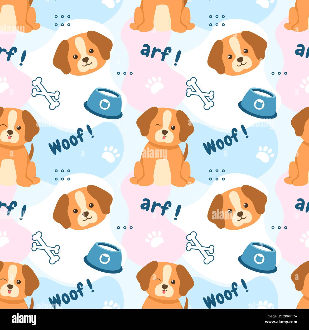 Smile Seamless Pattern Design Illustration with Smiling Character and ...