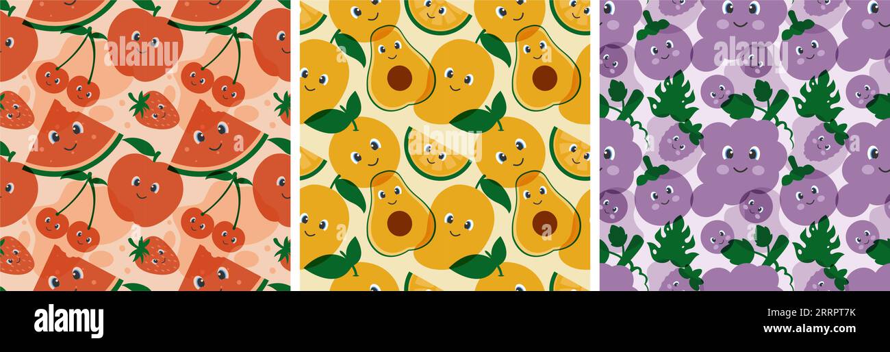 Smile Seamless Pattern Design Illustration with Smiling Character and ...