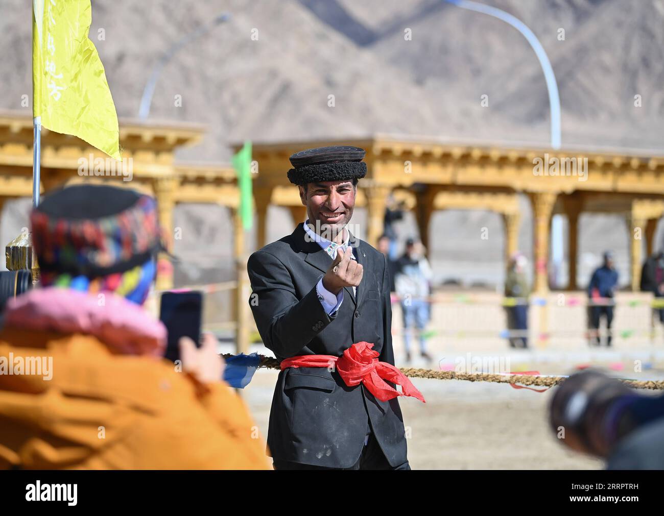 Goat grabbing hi-res stock photography and images - Alamy