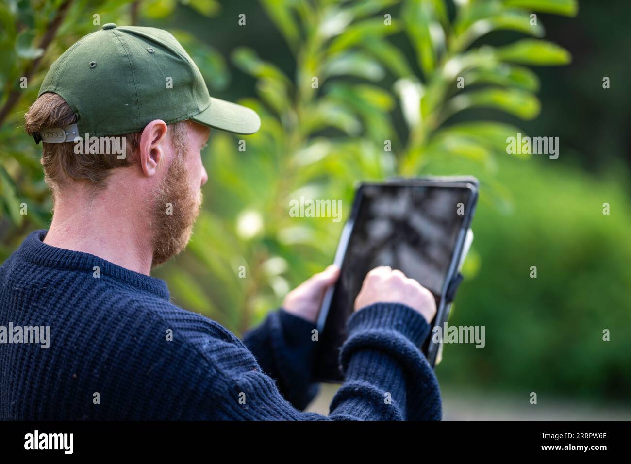 farming using technology on a farm being innovative and connected ...