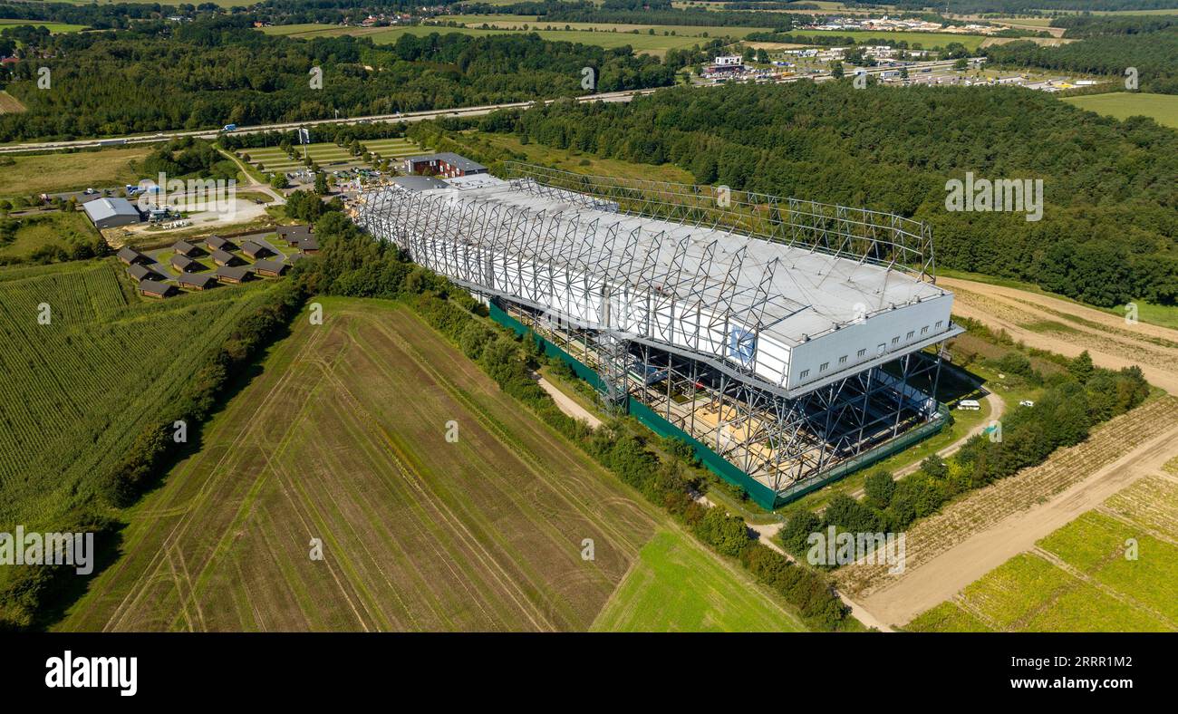 Bispingen, Germany. 05th Sep, 2023. View of the indoor ski hall Snow ...