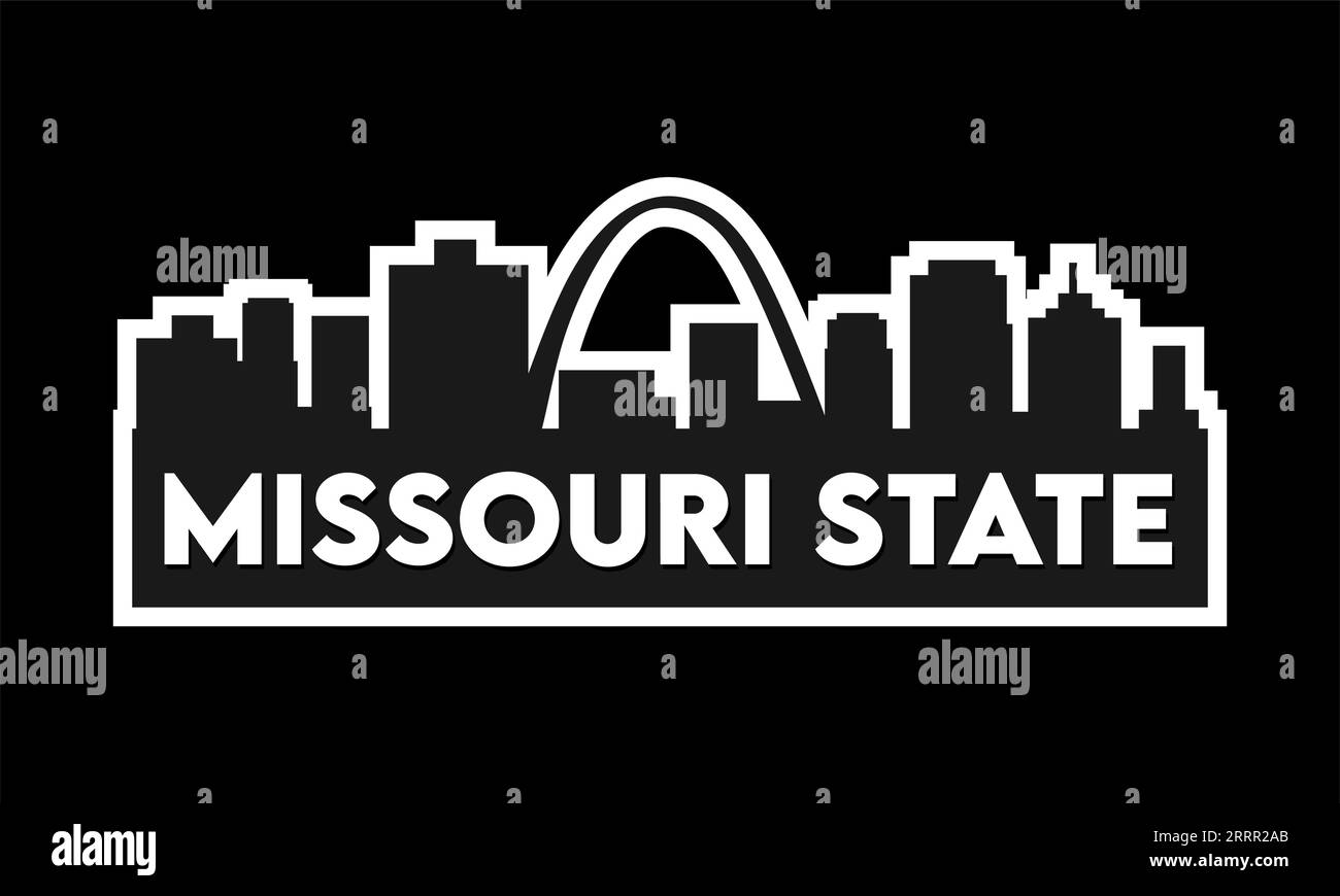 Missouri river vector vectors Black and White Stock Photos & Images - Alamy