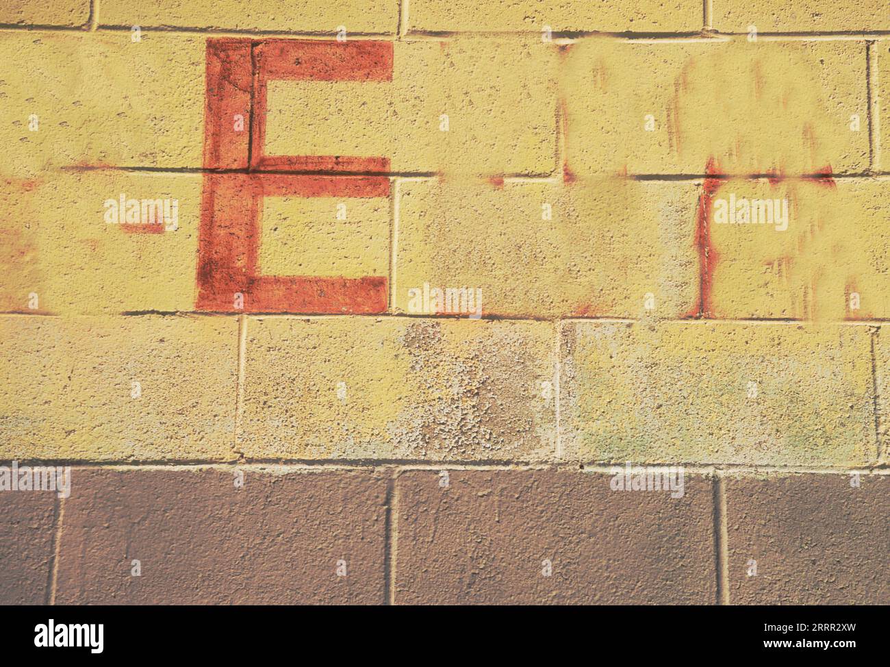 Old worn letter E, showing its age, pattern, lines and boldly grabbing ...