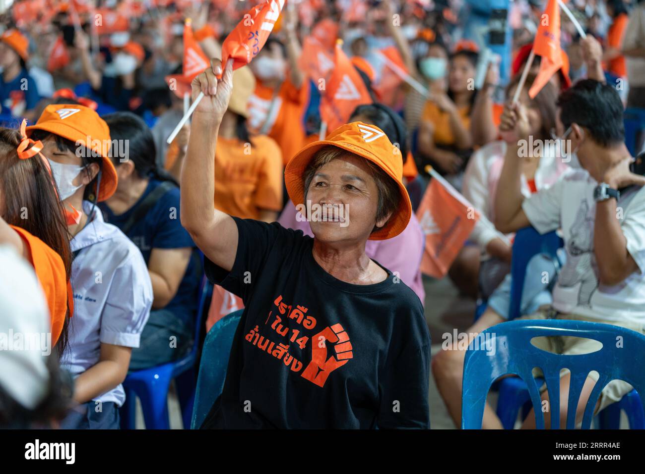 Move Forward Party Election Campaign at Rayong - Sep 2023 Stock Photo ...