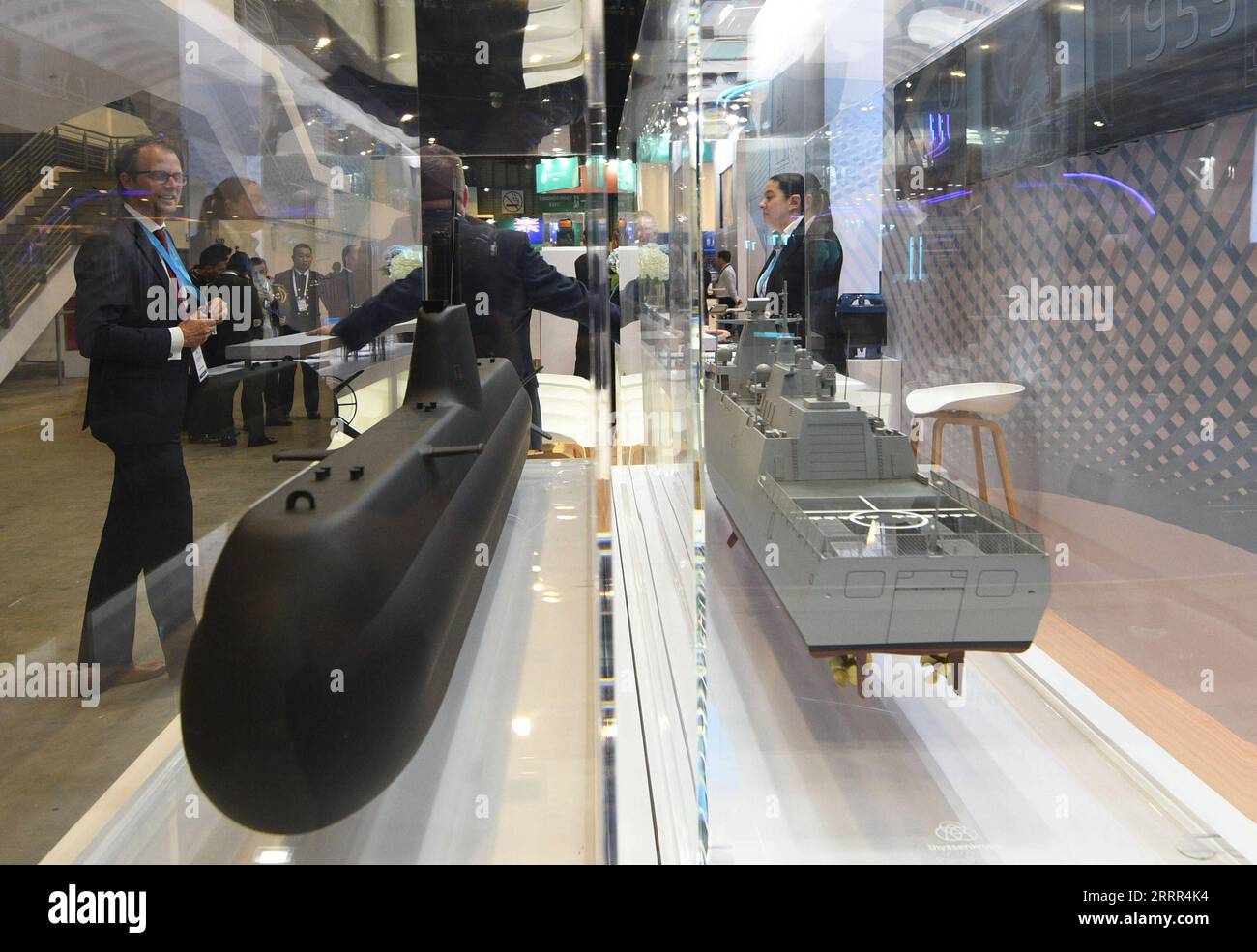 230503 -- SINGAPORE, May 3, 2023 -- Military and defence delegates ...