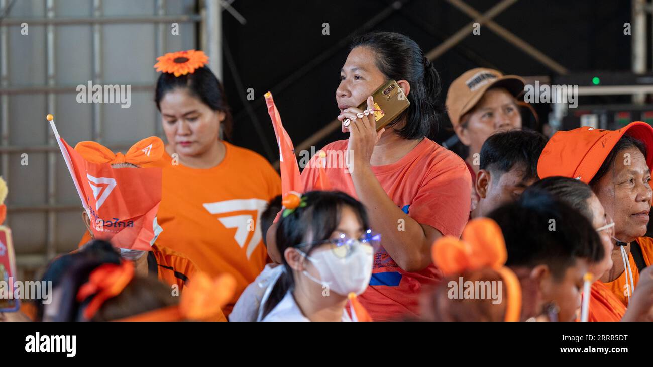 Move Forward Party Election Campaign at Rayong - Sep 2023 Stock Photo ...