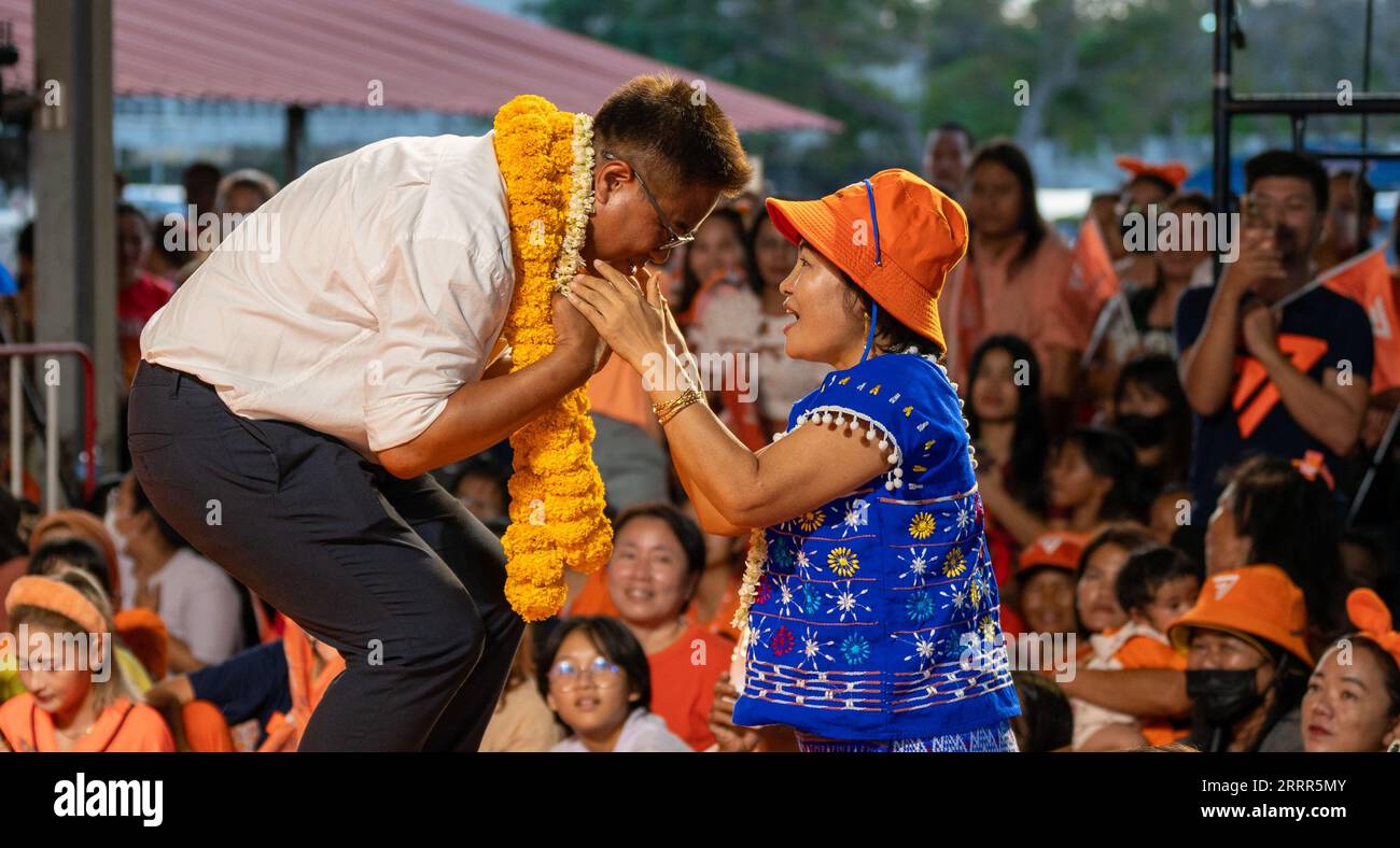 Move Forward Party Election Campaign at Rayong - Sep 2023 Stock Photo ...