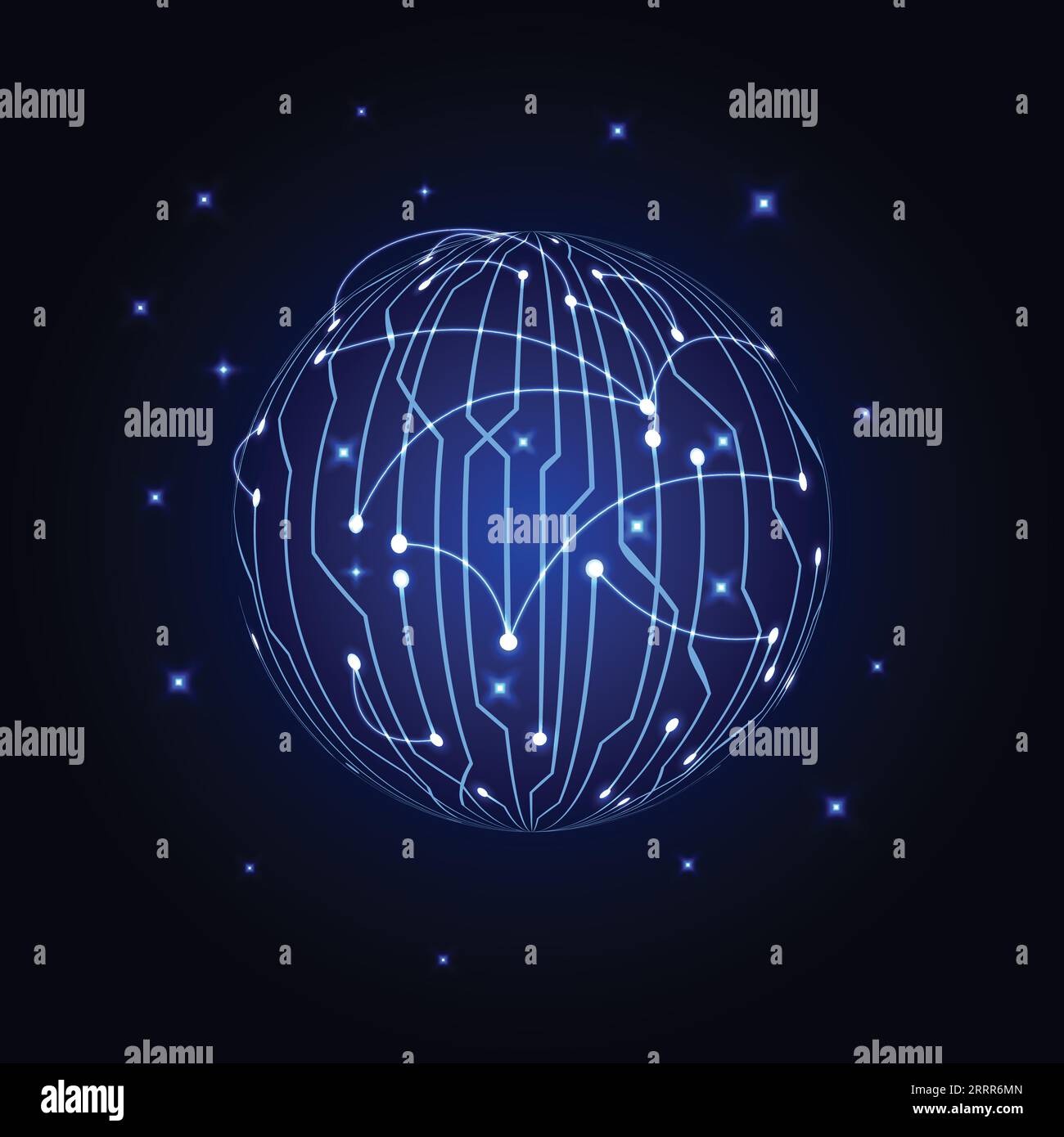 Global earth space connection internet network web technology background Stock Vector Image ...