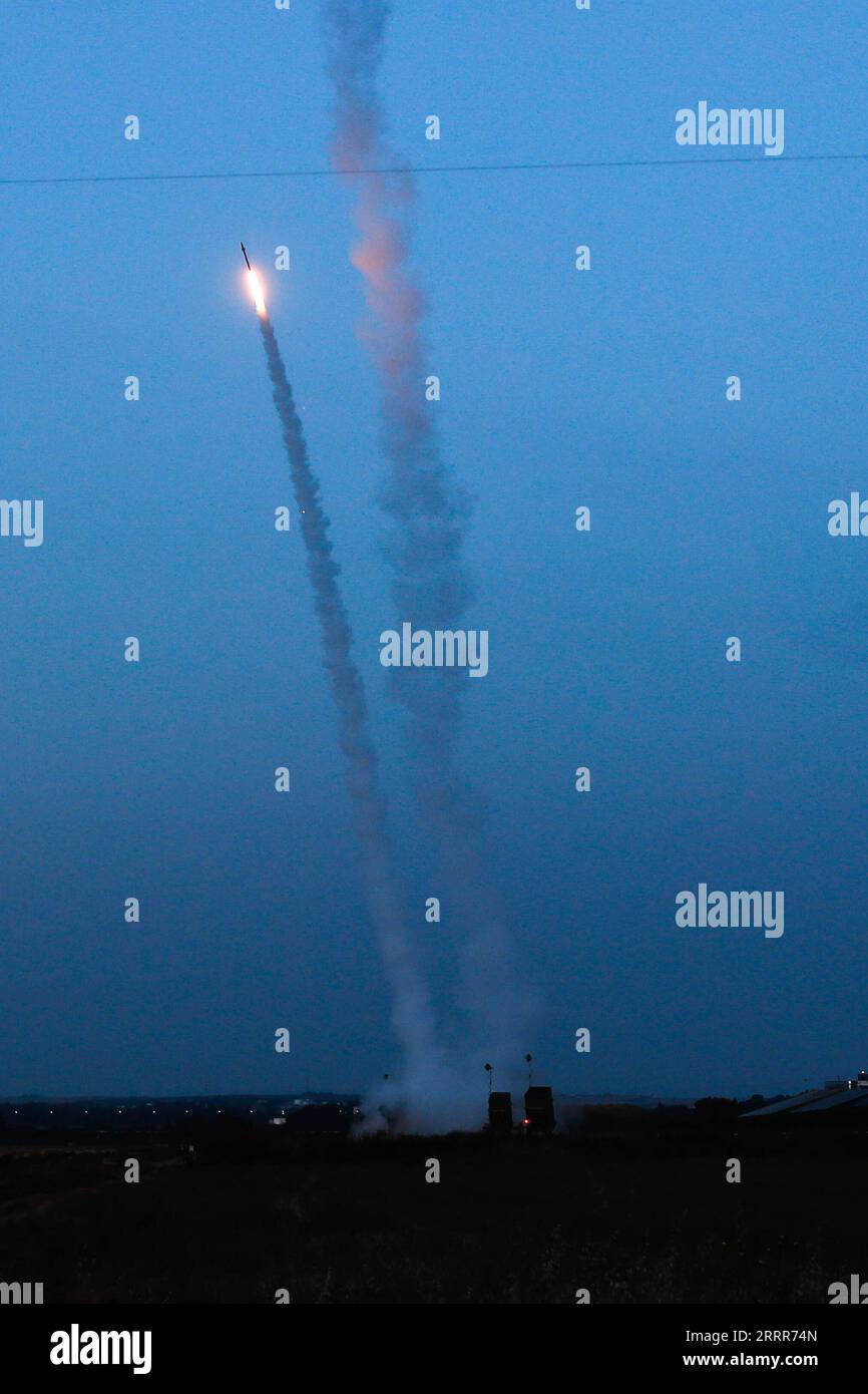 230510 -- SDEROT ISRAEL, May 10, 2023 -- Israel s Iron Dome defense ...