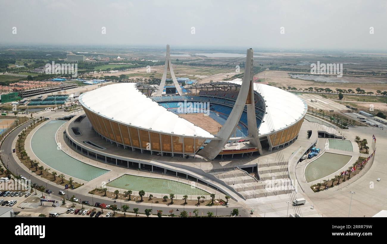 230511 -- PHNOM PENH, May 11, 2023 -- This aerial photo taken on May 10 ...