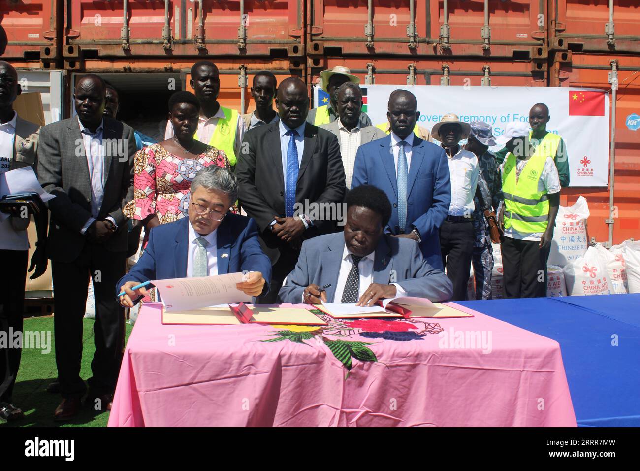 230512 -- JUBA, May 12, 2023 -- Manase Lomole Waya, chairperson of the ...