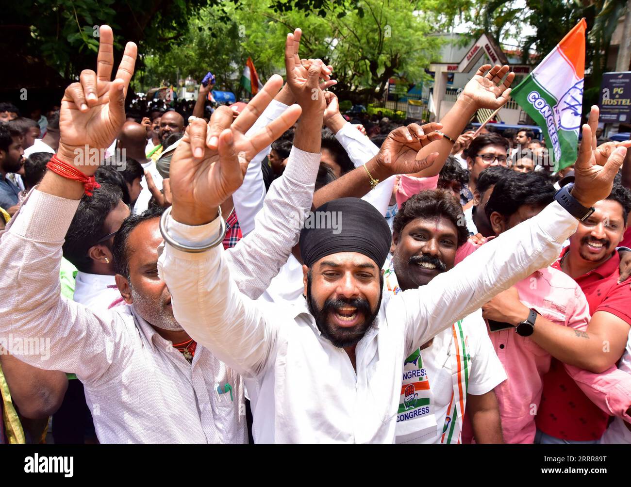 Indian national congress flag hi-res stock photography and images - Alamy