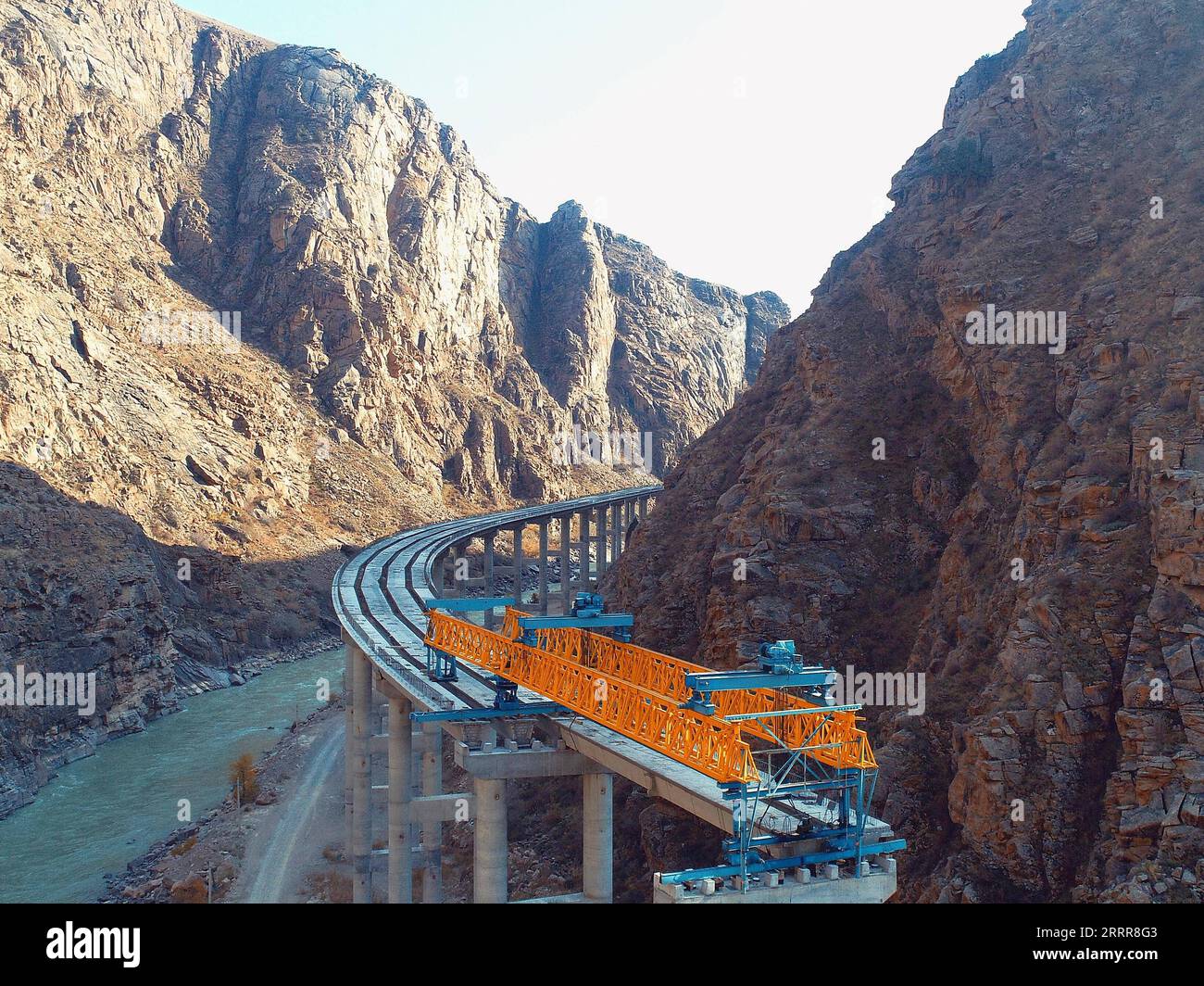 230512 -- BISHKEK, May 12, 2023 -- This aerial photo taken on Oct. 27 ...