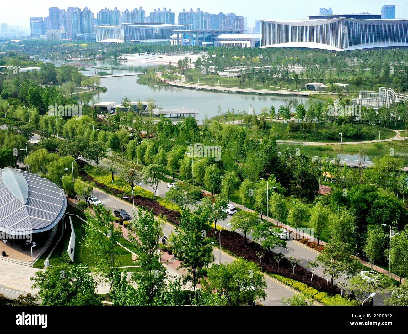 230516 -- XI AN, May 16, 2023 -- This aerial photo taken on April 26 ...