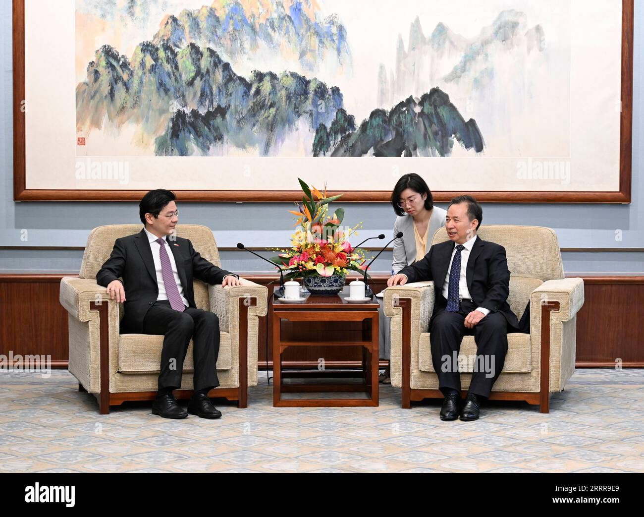 230517 -- BEIJING, May 17, 2023 -- Li Ganjie, a member of the Political ...