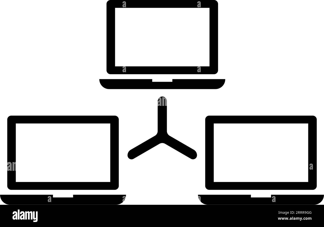 Intranet (distributed network, computer network) vector icon ... Intranet (distributed network, computer network) vector icon ...