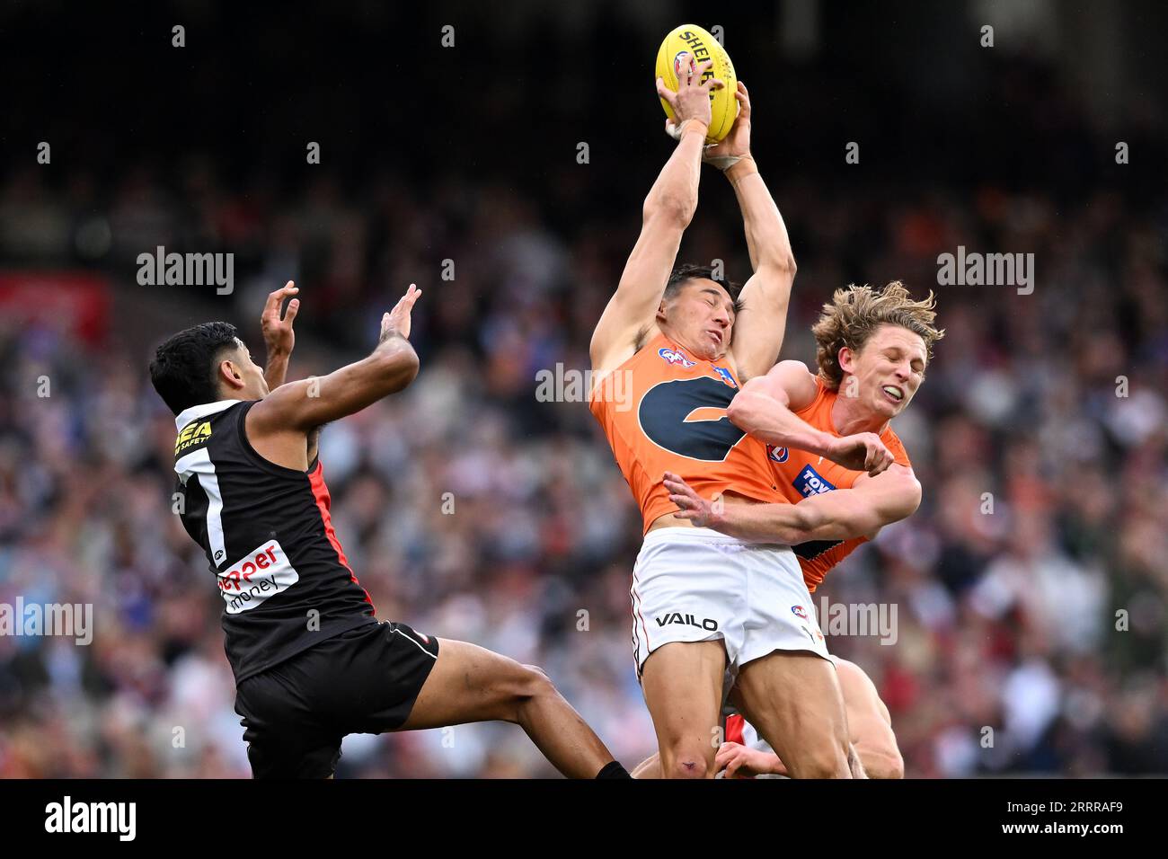 Melbourne, Australia. 09th Sep, 2023. Isaac Cumming of the Giants ...