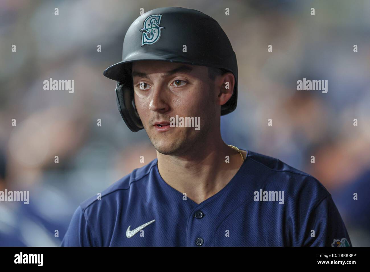 St. Petersburg, FL USA; Seattle Mariners outfielder Dominic Canzone (8 ...