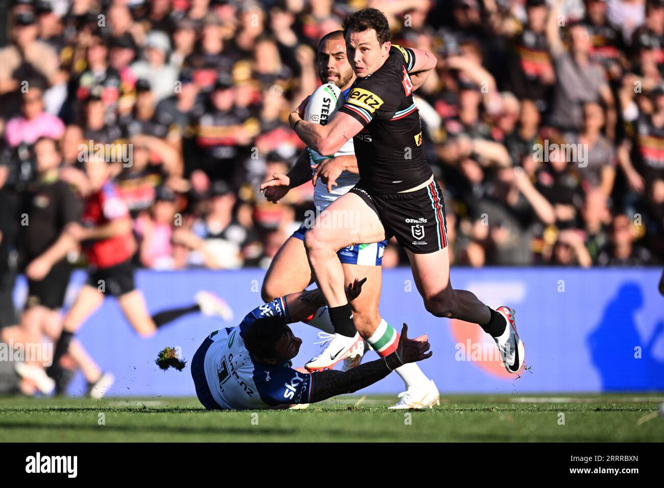 Sydney, Australia. 09th Sep, 2023. Dylan Edwards of the Panthers evades ...