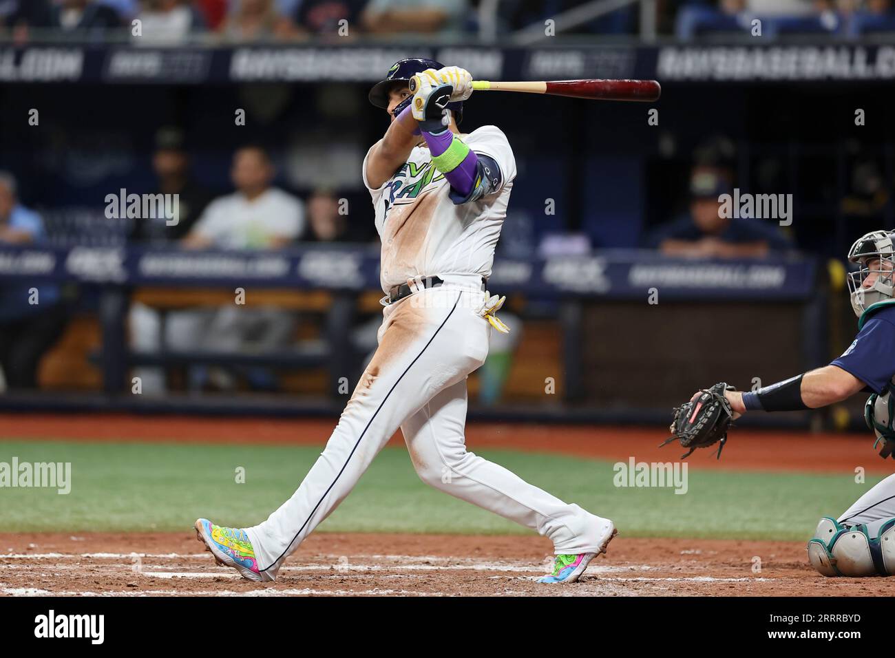St. Petersburg, FL USA; Tampa Bay Rays third baseman Isaac Paredes (17 ...