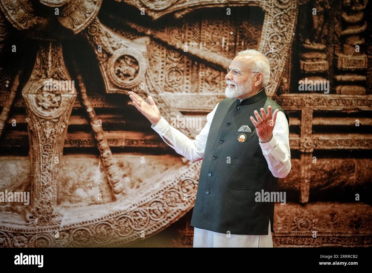 Neu Delhi, India. 09th Sep, 2023. Narendra Modi, Prime Minister of ...