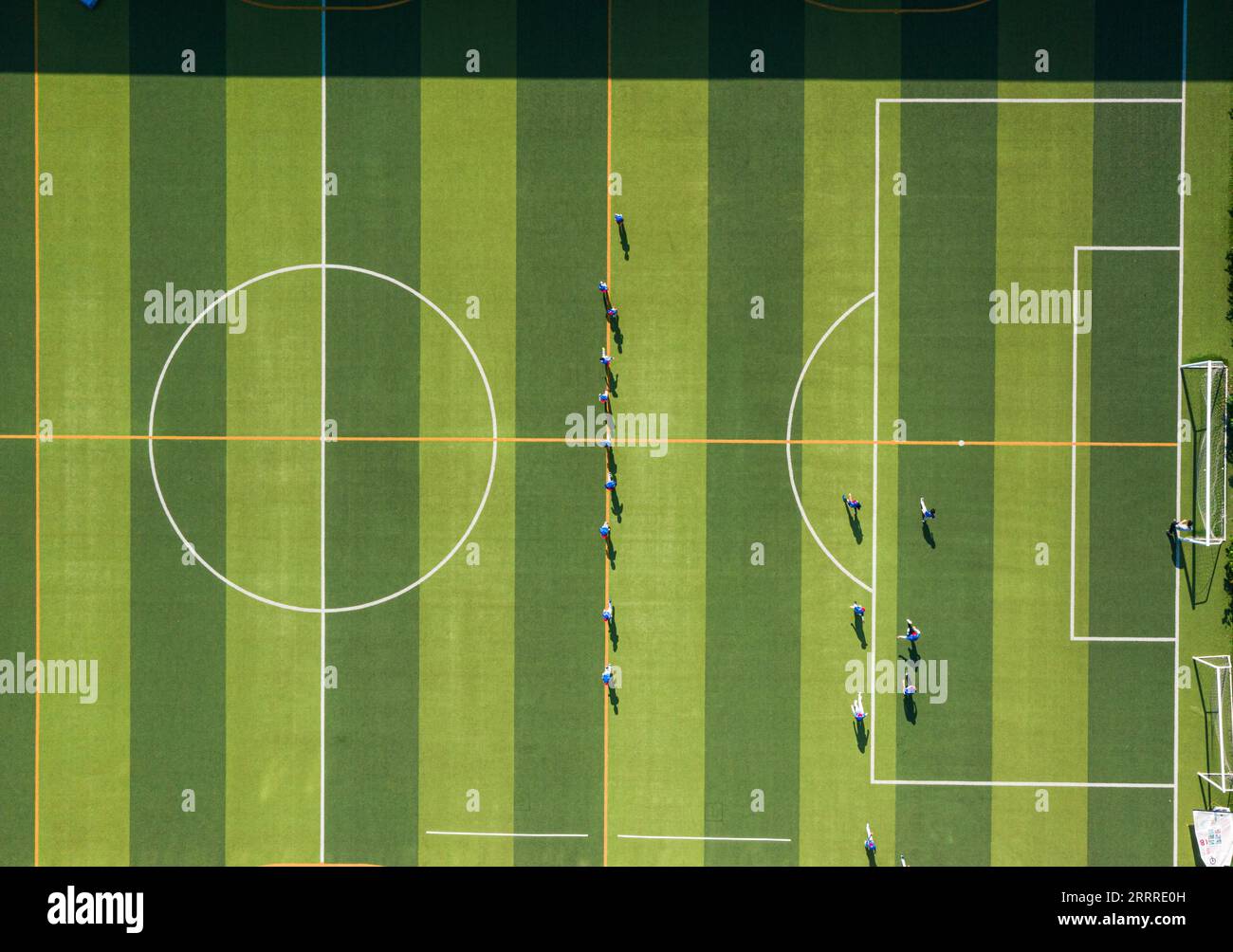 Aerial view team engaged hi-res stock photography and images - Alamy
