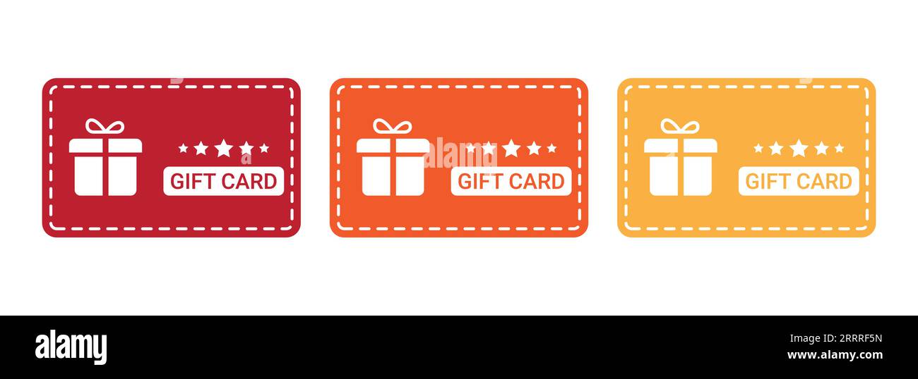 Gift card coupon win Stock Vector Images - Alamy