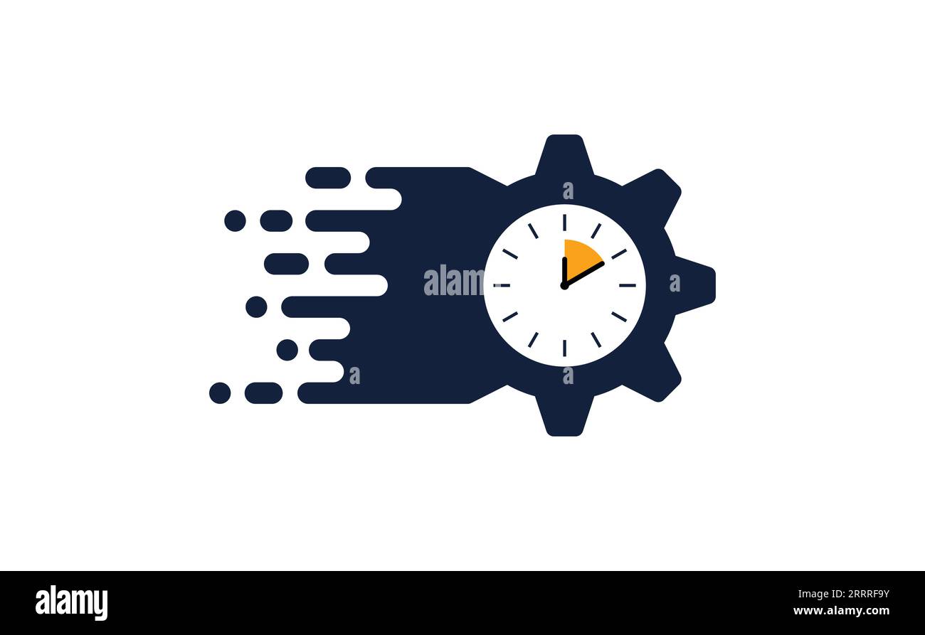 Time management watch work speed running background Stock Vector Image ...