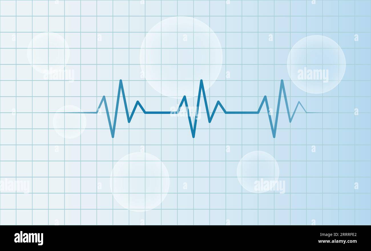 Medical health care heart lifeline background Stock Vector Image & Art ...